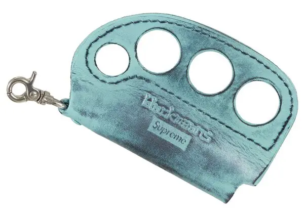 Supreme Blackmeans Leather Lighter Case - Light Green | Editorialist